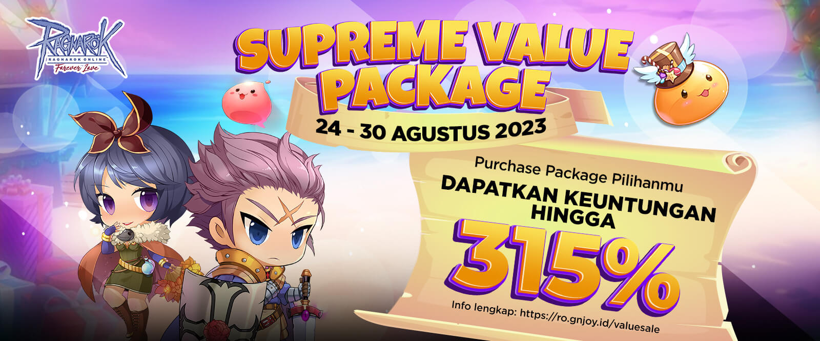 RAGNAROK : FOREVER LOVE | SUPREME VALUE PACKAGE SEPTEMBER 2023